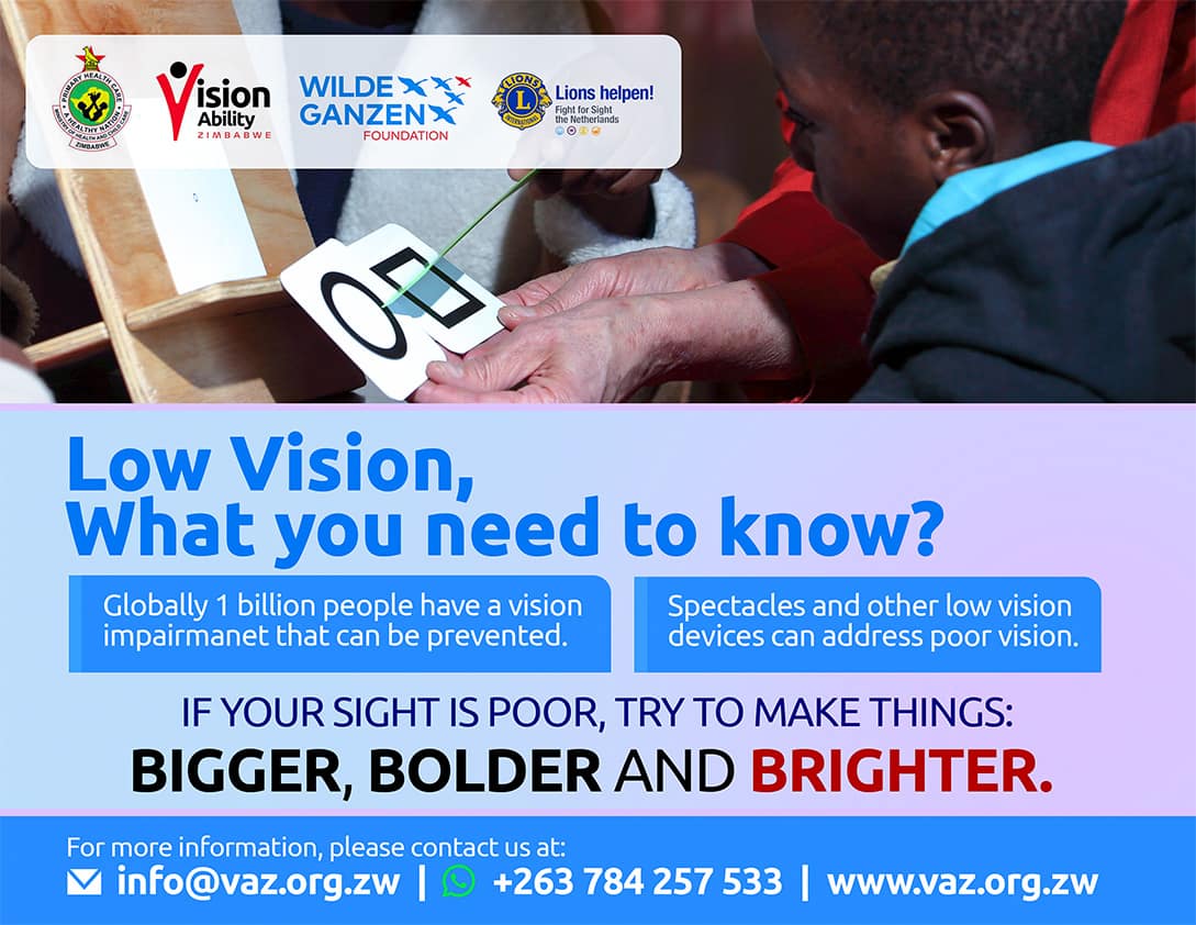 Low Vision Affects Quality of Life - Vision Ability Zimbabwe